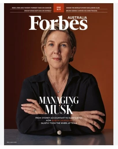 FORBES AUSTRALIA MAGAZINE issue 14 / ROBYN DENHOLM $21.95 - PicClick AU