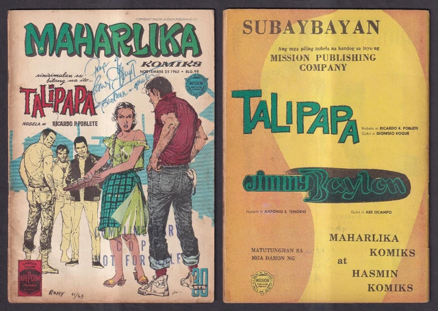 1963 PHILIPPINES MAHARLIKA KOMIKS Talipapa COMICS #98 £22.88 - PicClick UK
