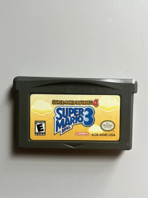 SUPER MARIO ADVANCE 4: Super Mario Bros. 3 (Game Boy Advance, 2003 ...