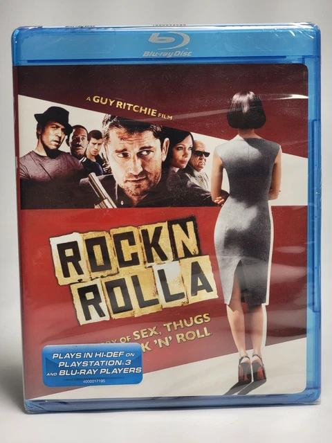 ROCKNROLLA BLU-RAY GERARD Butler Thandie Newton Idris Elba Tom Hardy ...