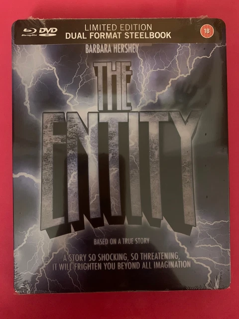 THE ENTITY - Limited Edition Dual Format Steel Book Blu-Ray/DVD (New ...