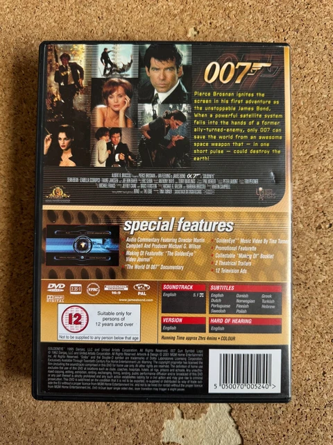 GOLDENEYE (DVD, 2003). Pierce Brosnan. Special 007 Edition. EUR 4,17 ...