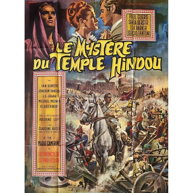 LE MYSTERE DU TEMPLE HINDOU Affiche de cinéma - 120x160 cm. - 1963 - Mario Came EUR 68,99 ...