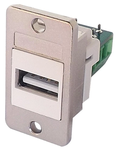 USB 2.0 A Femelle Pour Vis Termination Connecteur Keystone Prise Blanc ...