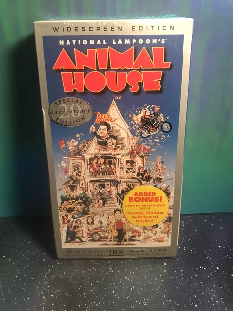 ANIMAL HOUSE 20TH Anniversary Edition {VHS} John Belushi 1998 Brand New ...