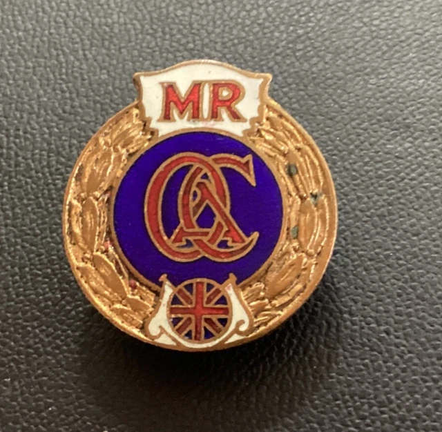 VINTAGE ENAMEL BADGE - Midland Railway O.c.a. - Ww1 Old Comrades ...