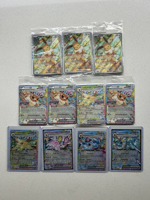 2025 POKEMON SV Prismatic Evolutions - Eevee Evolution EX Black Star ...