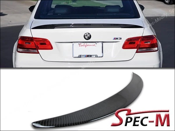 HIGH KICK PERFORMANCE Carbon Fiber Trunk Spoiler Wing 2007+ 328i 335i ...