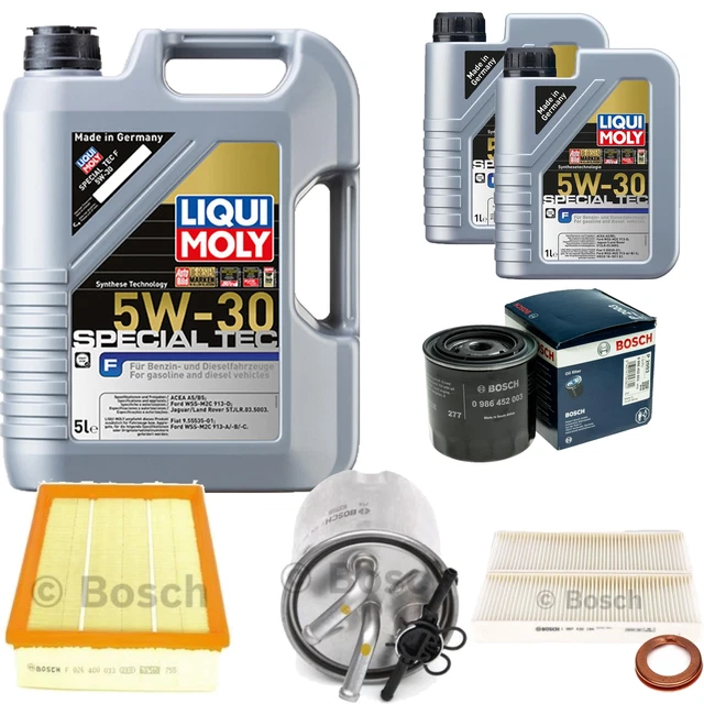 BOSCH INSPECTION SET 7L Liqui Moly Spécial Tec F 5W-30 pour Nissan Pathfinder EUR 194,22 ...