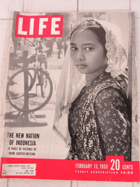 LIFE MAGAZINE FEBRUARY 13, 1950 The New Nation of Indonesia £12.59 ...