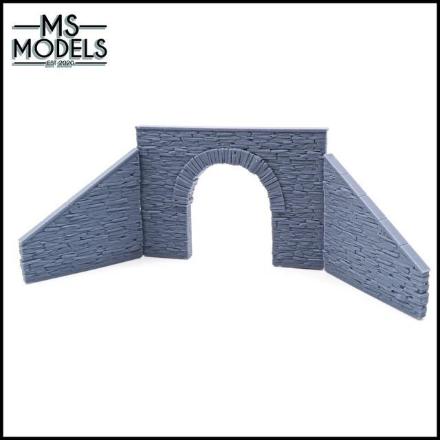 SLATE NARROW GAUGE Single Track Tunnel Portal Rounded Mouth Quarry OO9 ...