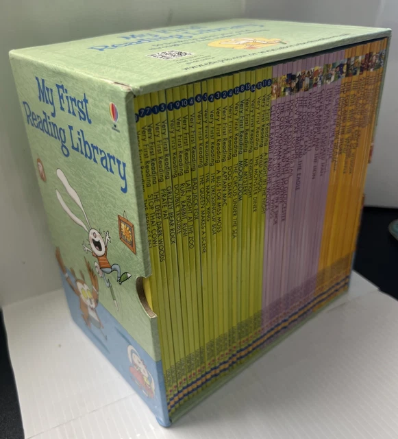 MY FIRST READING Library Box Set 50 Books Usborne Books EDC Publishing ...
