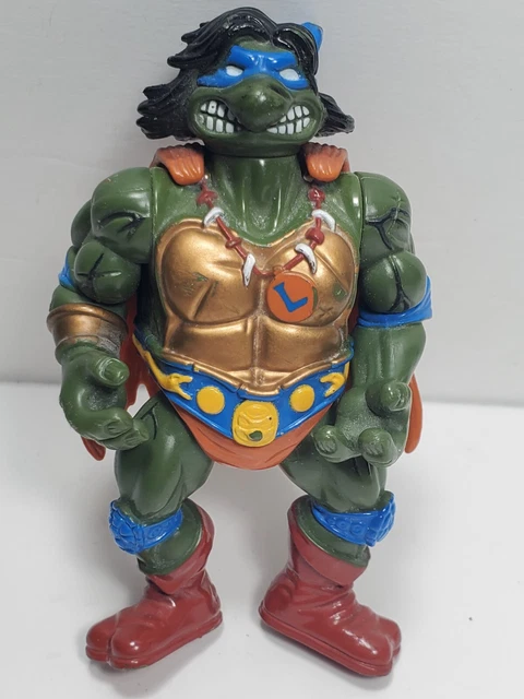 TMNT NINJA TURTLES Warriors Of The Forgotten Sewer Savage Leonardo Leo ...
