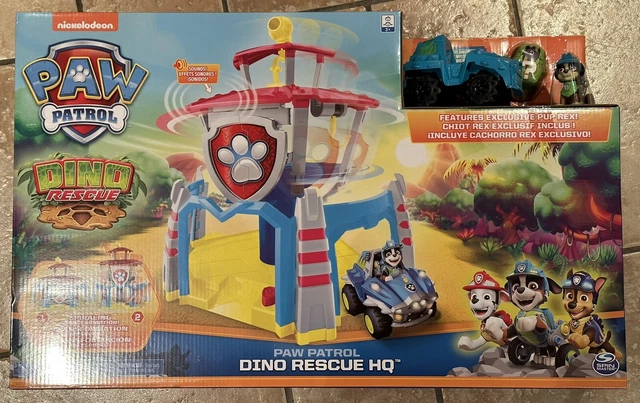 PAW PATROL HQ Tower Dino Rescue Playset - BRAND NEW EUR 29,93 - PicClick FR