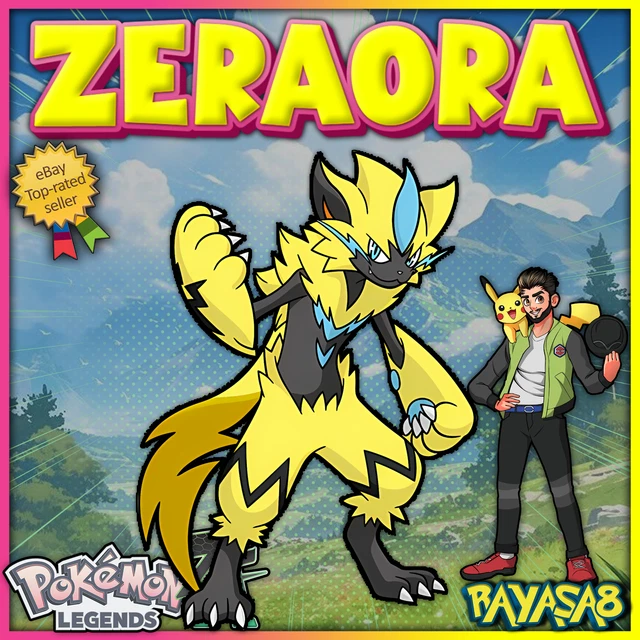 ZERAORA LEGENDARY POKEMON Legends ZA Best Stats mega Home🌟 $4.22 ...