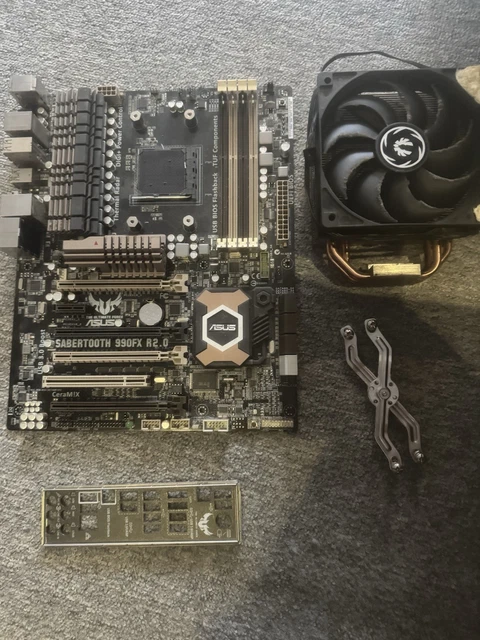 ASUS SABERTOOTH 990FX Socket AM3+ DDR3 AMD SATA ATX Motherboard Plus ...