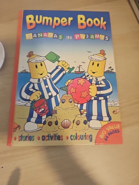 BANANAS IN PYJAMAS Bumper Book Unused Activity Colouring Book Vintage ...