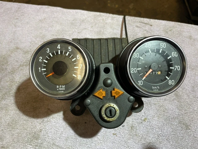 ORIGINAL COCKPIT HERCULES VDO Tacho und Drehzahlmesser MK 1234 Supra ...