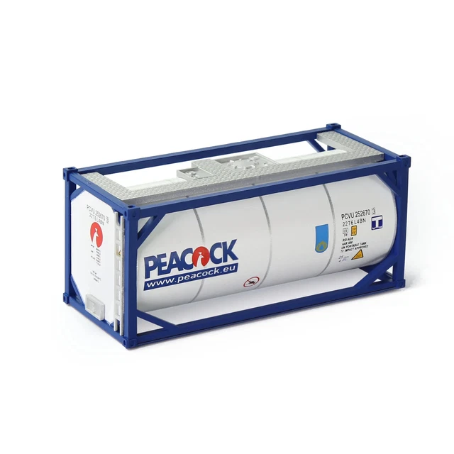 HO SCALE 1:87 PEACOCK Tank Container Model EUR 45,59 - PicClick FR