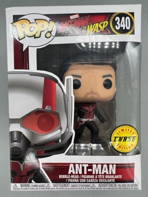FUNKO POP #340 AntMan (Unmasked) Chase Marvel Ant-Man & The Wasp ...