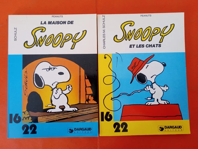 SNOOPY PEANUTS - 2 Albums 16/22 - n°122 et 129 - 1982 - SCHULZ - TTBE ...