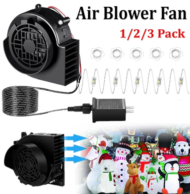 REPLACEMENT 12V AIR Blower Fan w/ 5LED Bulb For Christmas Inflatables ...