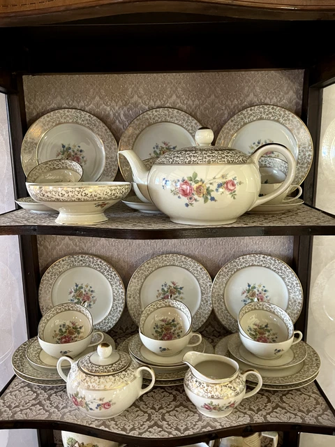 THOMAS IVORY 40 piece tea set serving 12 £363.72 - PicClick UK