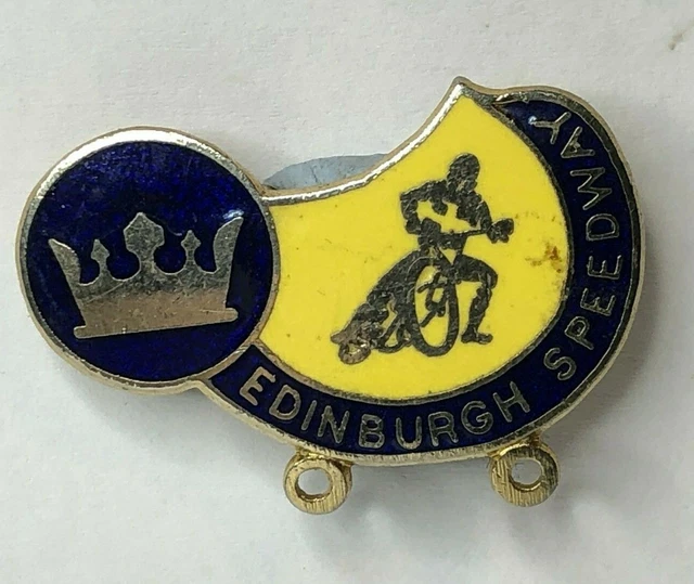 1960'S EDINBURGH MONARCHS Speedway Badge 34 x 24 mm £15.00 - PicClick UK