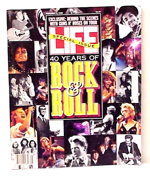 LIFE SPECIAL ISSUE 40 Years Of Rock & Roll December 1. 1992 Magazine ...