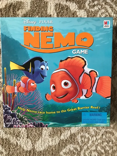 DISNEY PIXAR’S FINDING Nemo Memory Matching Board Game Milton Bradley ...