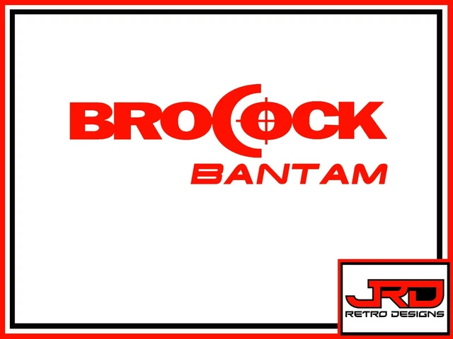 ADESIVO LOGO BROCOCK Bantam Vinile Rosso EUR 5,72 - PicClick IT