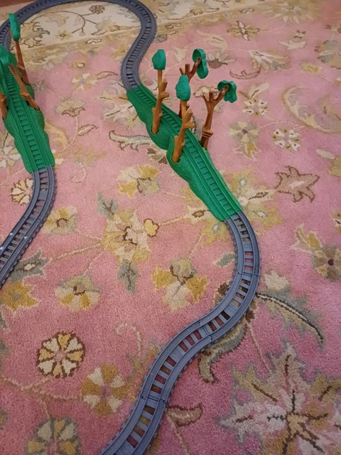 THOMAS AND FRIENDS Whispering Woods With Custom Made Track Layout £15. ...