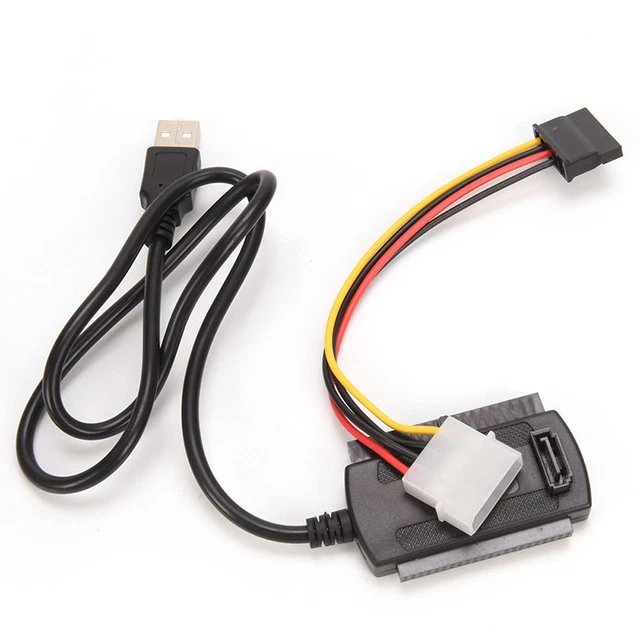 SATA/PATA/IDE TO USB 2.0 Adapter Converter Cable for Hard Drive Disk 2. ...