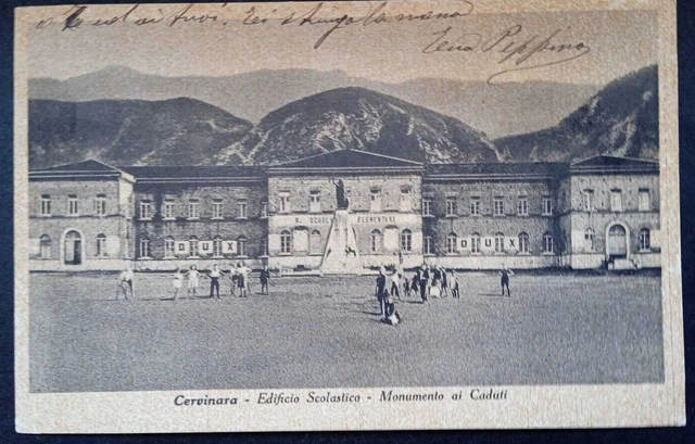 CARTOLINA ANTICA-CERVINARA-AVELLINO-EDIFICIO SCOLASTICO-BELLA !!-Inizio ...