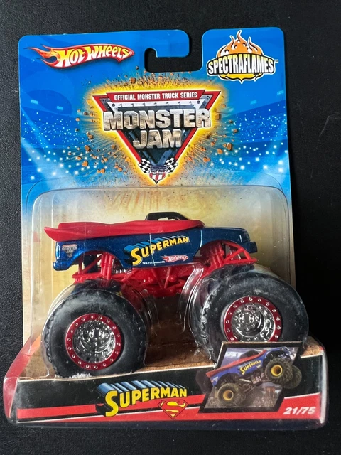 2008 HOT WHEELS Monster Jam Superman Spectraflames EUR 13,83 - PicClick FR