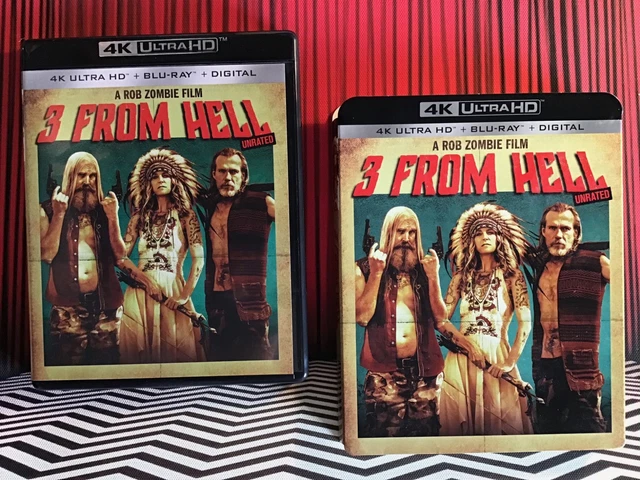 3 FROM HELL (4K UHD Blu-ray) + SLIPCOVER. 2-Disc. ROB ZOMBIE. Horror £3 ...