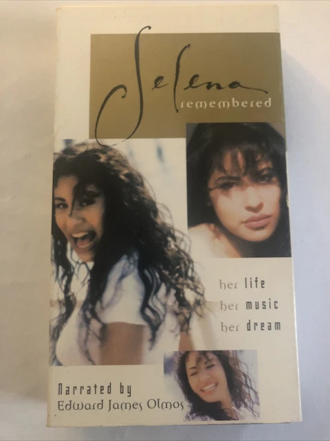 SELENA REMEMBERED [VHS], bonne VHS, Edward James Olmos, Selena, Cecilia ...
