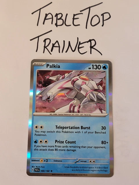 POKEMON TCG - Paradox Rift - Palkia 040/182 - Holo $1.00 - PicClick AU