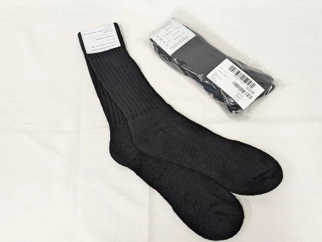 BRITISH ARMY MILITARY Thick Black General Issue Combat Boot Socks UK ...