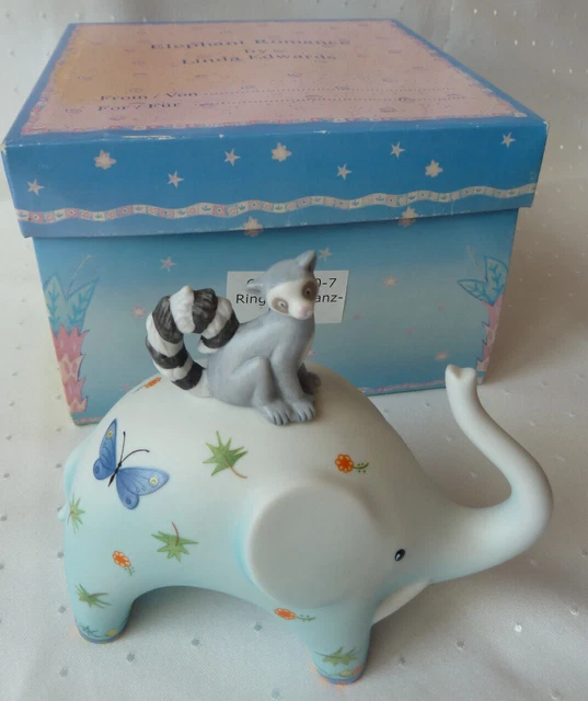 GOEBEL PORZELLAN LINDA Edwards LE Elefant Elephant Romance ...