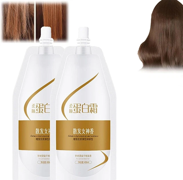 BAMIDEO HAIR SOFTENING Hydrolyzed Collagen Cream, Keratin Hair Mask ...