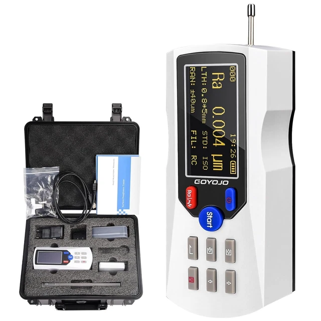 DIGITAL SURFACE ROUGHNESS Tester Profilometer Meter Gauge High ...