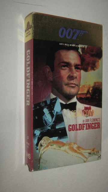 VHS VIDEO TAPE James Bond 007 Spy Thriller Goldfinger Mgm 1964 Sean Connery £13.97 - PicClick UK