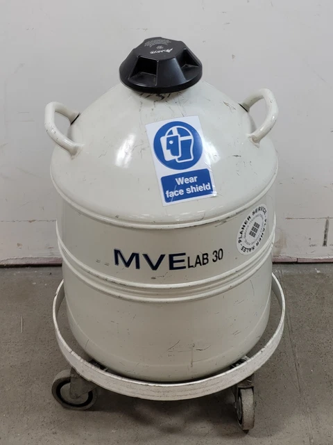 MVE LABORATORIO 30 Liquido Azoto Dewar Con Trolley 30 Litro Laboratorio ...