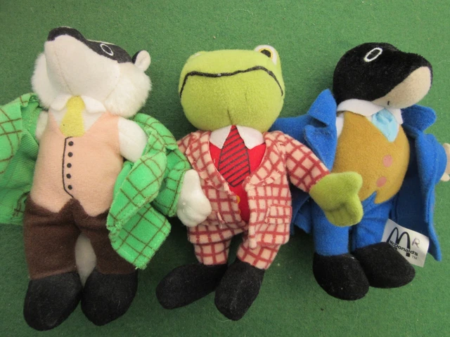 WIND IN THE Willows characters Mole Toad Badger McDonalds £4.00 ...