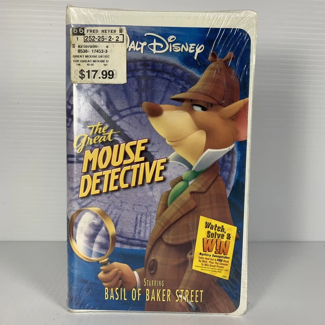 WALT DISNEY'S MASTERPIECE THE GREAT MOUSE DETECTIVE, VHS Neu ...