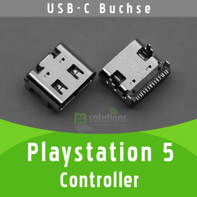 CONTROLLER PLAYSTATION 5 PS5 presa micro USB-C presa di ricarica ...