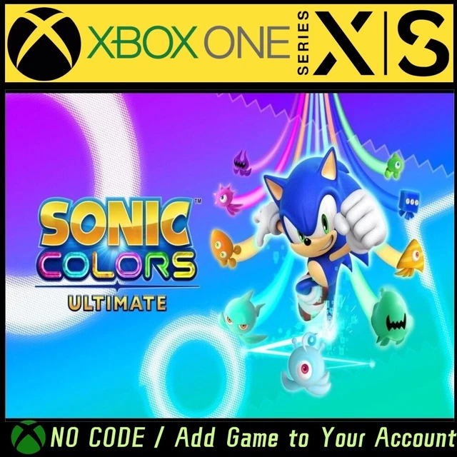 SONIC COLORS ULTIMATE Xbox One & Xbox Series X|S sans code lecture ...