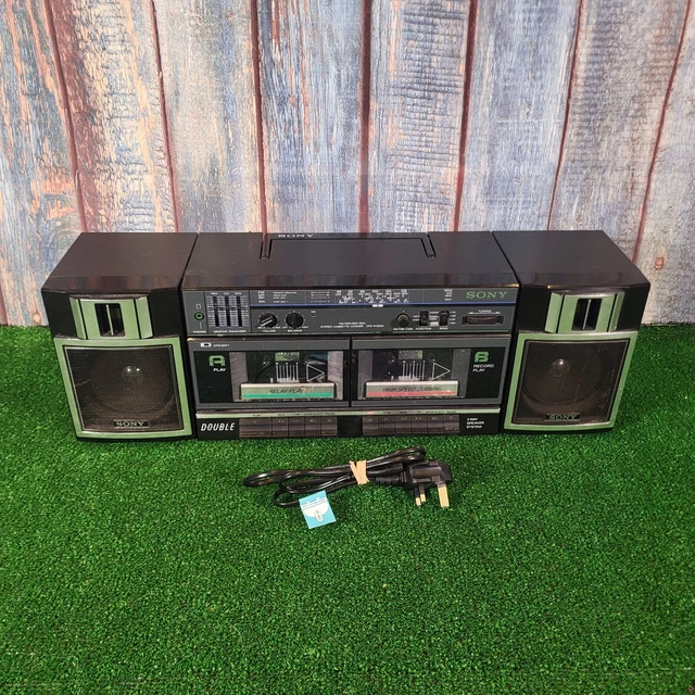 SONY CFS-W365S PORTABLE Stereo AM/FM/SW Radio/Tape Deck Boombox Ghetto ...