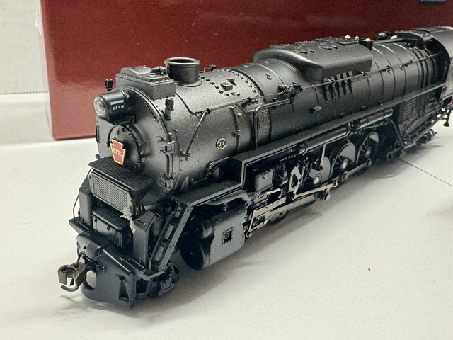BROADWAY LIMITED HO Pennsylvania J1 2-10-4 steam locomotive & tender ...